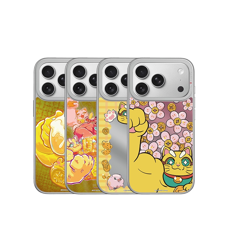 Lucky Power Series Silver Unijoy Phone Case - Durable Style – CaseBang